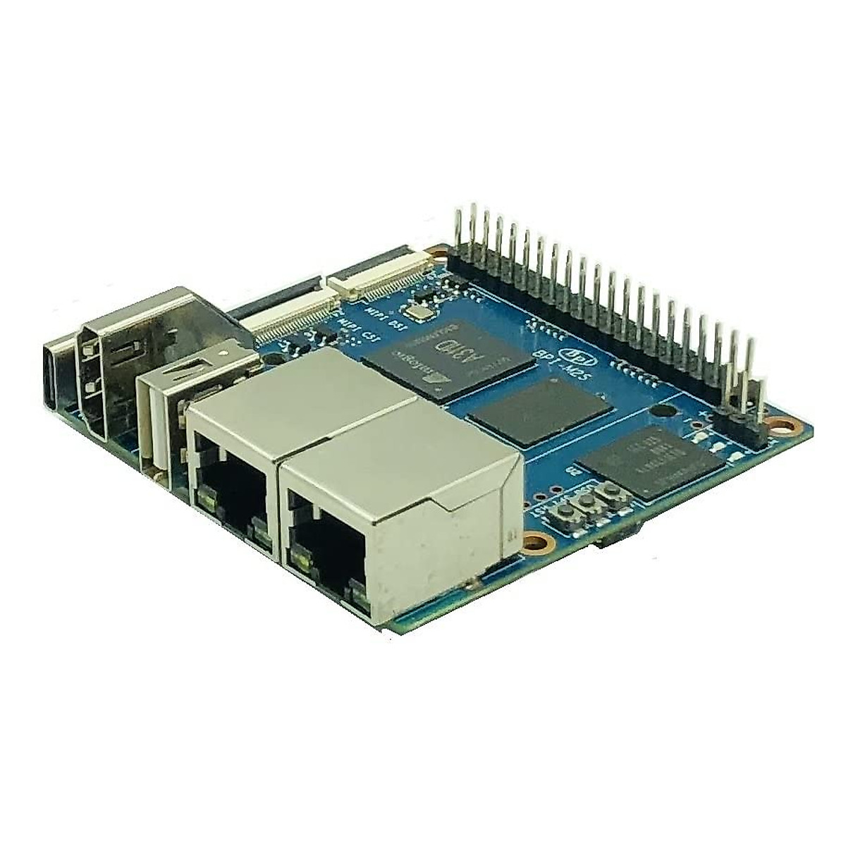 youyeetoo Banana pi BPI-M2S Single Board Computer - AI Computer Vision Applications - Dual GbE/HDMI 2.1/MIPI-CSI/MIPI-DIS - Support Android Linux, Adapt to BPI-RTL8822CS WiFi (A311D Version)