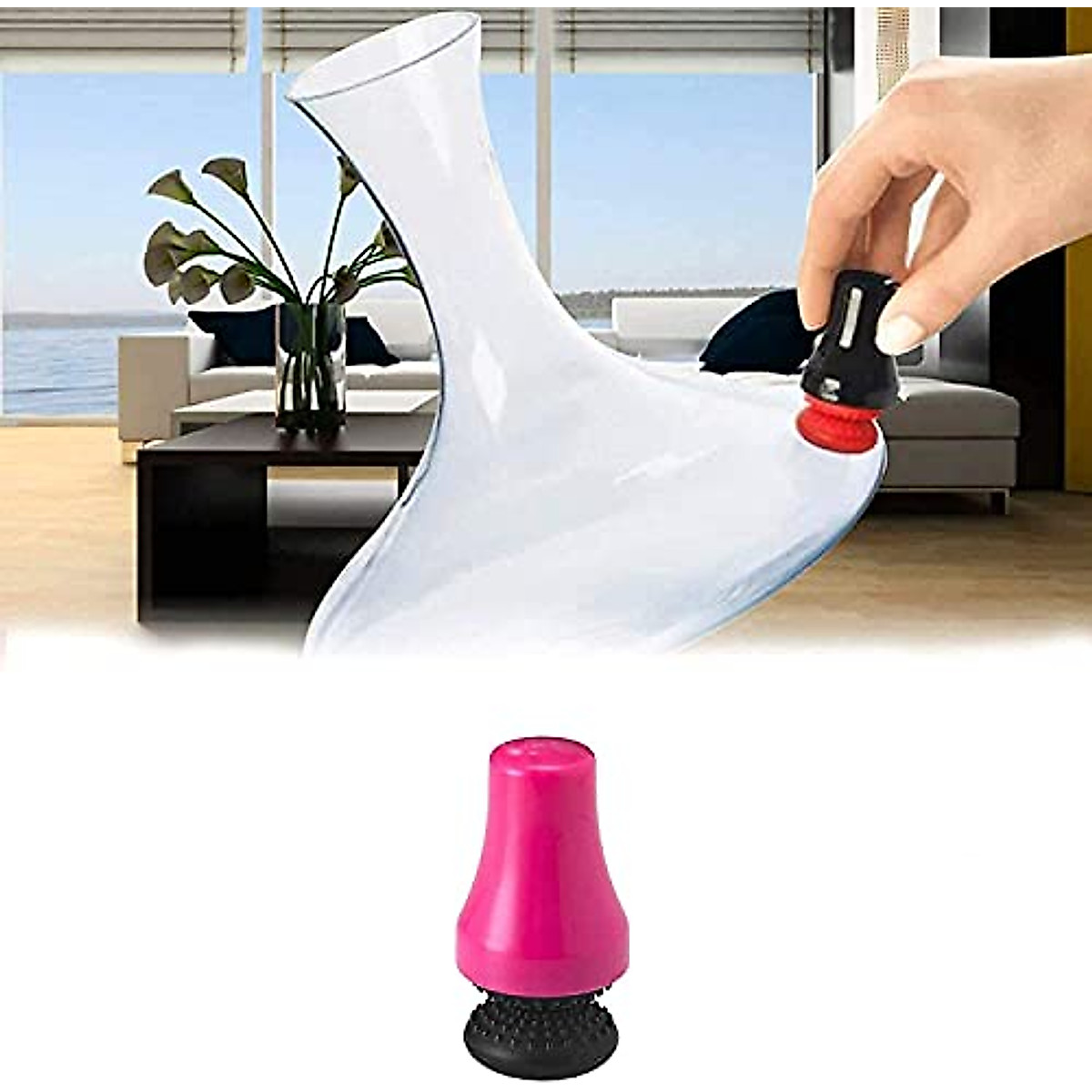 Magnetic Spot Scrubber, Magnetic Precision Scrubber, Aquarium Glass Cleaner, Magnet Cleaning Brush, Strong Magnetic Scratch-Free No-Slip for Fish Tank Vases Decanter
