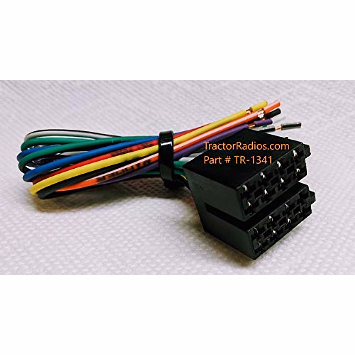 Semi Truck Stereo Male ISO Wiring Harness Radio CD Player in Dash Freightliner Plug Play International Peterbilt Volvo Freightliner Sterling Mack Kenworth