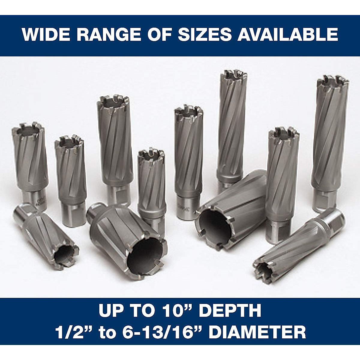 CS Unitec 9-1-138 C TCT Annular Cutter 1-3/16" Dia. X 1" Depth Carbide Tip Cutting Tool Bits for Magnetic Drills/Drill Press 3/4" Weldon Shank for Metal Cutting in Steel, Stainless and More