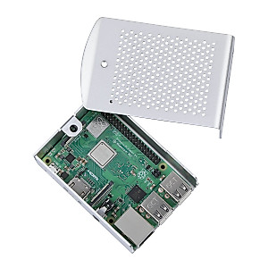 Raspberry Pi 3 Model B+ Aluminum Case Metal Shell Support Raspberry Pi 3 Model B B Plus (Silver)