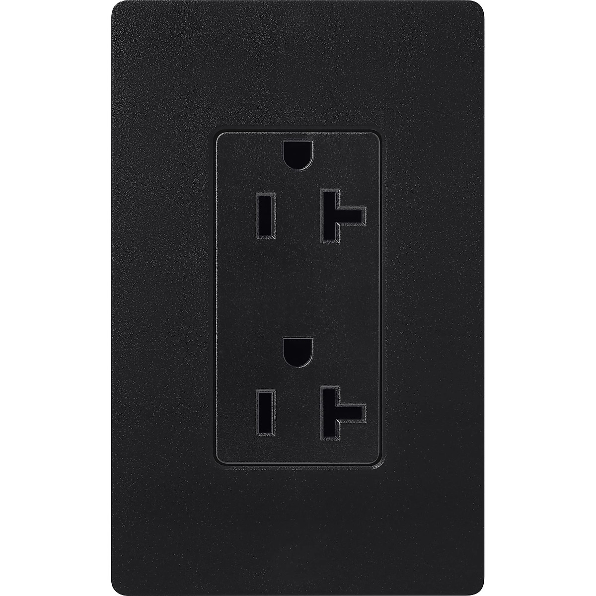 Lutron SCR-20-MN Satin Colors 20-Amp Receptacle, Midnight