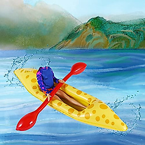 E-TING Beach Bikini Swimsuit Mermaid Dress Outfits with Toy Boat Ship Kayak Accessories for 11.5-inches Girl Doll