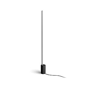 Philips Hue Gradient Signe Floor Lamp, Compatible with Alexa, Apple HomeKit and Google Assistant, Black + Philips v2 Smart Dimmer Switch and Remote, Smart Home, Philips Hue Smart Lights White