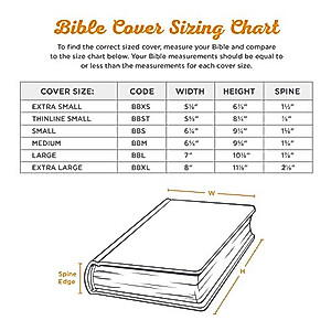 Christian Art Gifts Men/Women's Bible Cover Jesus Fish, Black Canvas, Large