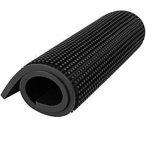 HOZEON 3 Pack 12 x 18 Inches Rubber Bar Service Mat, Non Slip Rubber Bar Spill Mat, Bar Mats for Countertop, Bar, Kitchen, Restaurant, Bartender, Hotel, Beverages, Furniture, Black