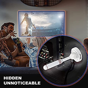 Chaowei Portable Indoor Outdoor Amplified HDTV Antenna with Signal Booster Amplifier, Magnetic Base,16.5ft Coax Cable, Up to 120 Miles-Support 4K 1080p Smart TV and All Equipment with ATSC Tuner