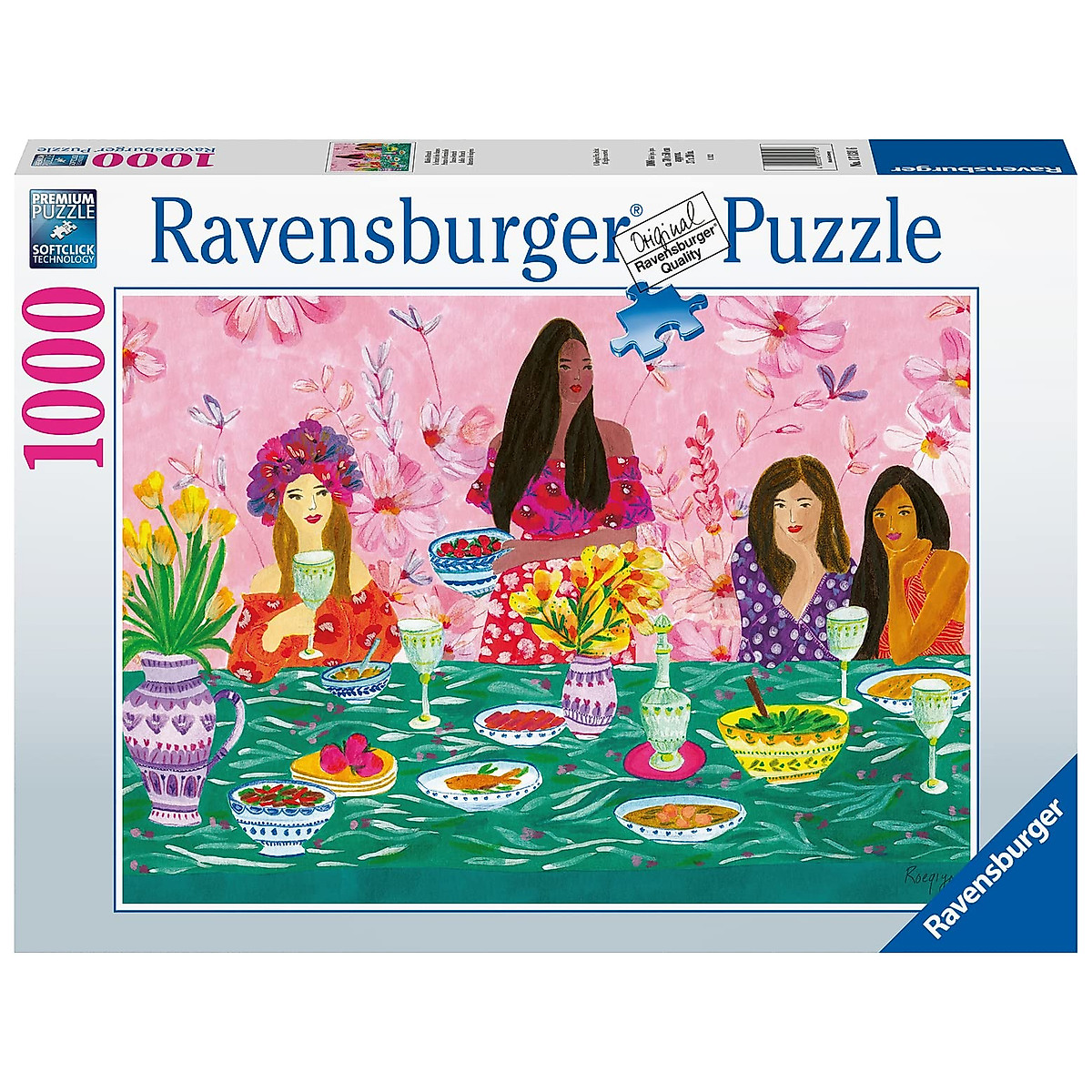Ravensburger Ladies' Brunch 1000 Piece Jigsaw Puzzle for Adults - 17131 - Every Piece is Unique, Softclick Technology Means Pieces Fit Together Perfectly