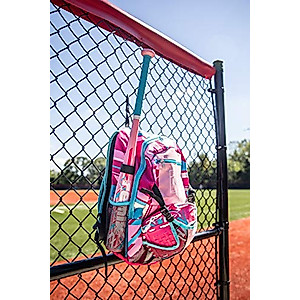 Rawlings | REMIX Backpack Equipment Bag | T-Ball & Youth Baseball / Softball | Pink