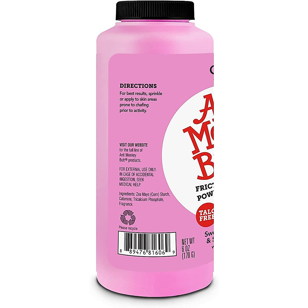 Anti Monkey Butt Lady Powder, 6 Ounce, 2 Count