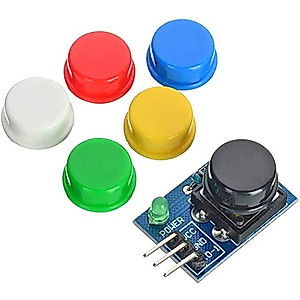 ZYM119 3~6V Independent Key Touch Button Module with LED Power Indicator for Circuit Board