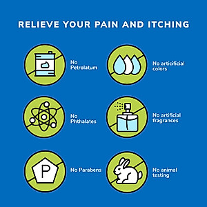 Earth's Care Anti Itch Cream - Extra Strength - Soothes Sunburns, Rashes and Minor Skin Irritation 2.4 OZ (3 Tubes)