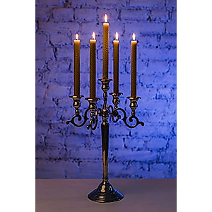 Beeswax Taper Candles 10 inches Natural Honey Comb Hand Rolled Dripless Eco-Friendly Smoke and Soot Free Tea Candle Gift Box for a Romantic Dinner or Special Occasions Set of 6 (6)