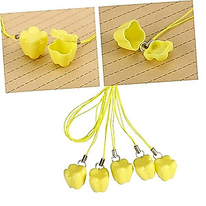 TOYANDONA 20 pcs mouth dental denture baths Tooth Case tooth saver necklaces plastic storage organizer kids toy organizer bins Baby tooth box souvenir box Storage Box deciduous teeth child