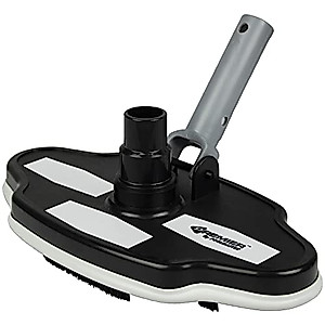 Poolmaster 27412 Deluxe Vinyl Liner Swimming Pool Vacuum, Premier Collection, Medium, Black