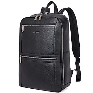 BOSTANTEN 20 inch Carry On Luggage Airline Approved ＆ Genuine Leather 15.6 inch Laptop Backpack Casual Backpack Travel Bag