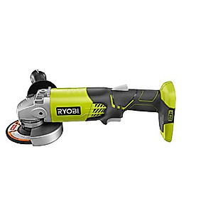 Ryobi One+ 18v Volt 4-1/2in Inch Angle Grinder Cut Off Tool P421 (Bare Tool) (Renewed)