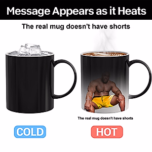 Funny Gifts for Men Women, White Elephant Gifts for Adults, Stocking Stuffers for Men Adults, Message Appears as it Heats, Novelty Gifts for Men Women, Christmas Gifts Birthday Prank Gifts,Office Joke