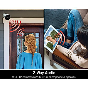 Night Owl 1080p Smart Security System with 4 AC Powered 1080p HD Wi-Fi IP Indoor/Outdoor Cameras with Night Vision and 1TB Hard Drive (Expandable up to a Total of 10 Wi-Fi Devices)