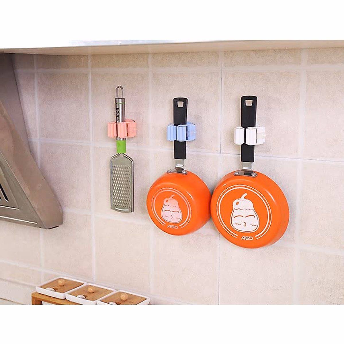 NONGSHAR 10 Packs Broom Holder Wall Mount and Garden Tool Organizer, Closet Storage, Kitchen Rack, Home Organization and Garage Organizer for Rake or Mop Handles Up to 1.25-Inches (10 Pack, Grey)