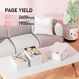 Panda 802XL Ink Cartridge remanufactured for epson 802XL T802 use with Epson Workforce Pro WF-4720 WF-4730 WF-4740 WF-4734 EC-4020 EC-4030 Wireless All-in-one Color Inkjet Print Copy scan Printer Ink