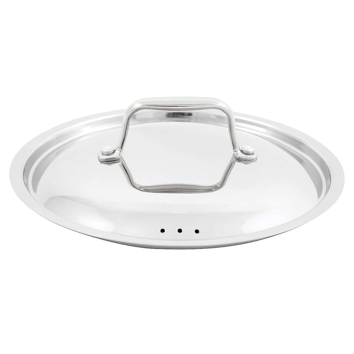 Nuwave Commercial 3-Quart Stainless Steel Saucepan with Vented Lid, Tri-Ply Construction, Premium 18/10 Stainless Steel