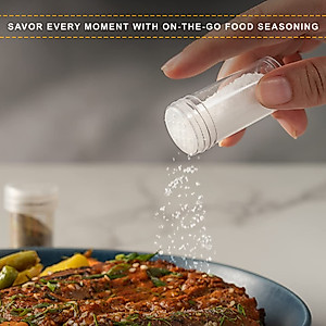 Taplord Portable Travel Silverware Set With Case, Includes 10 Pcs of Travel Utensils With Case, Stainless Steel Flatware Set For Camping, Easy to Travel, Lightweight (Silver)