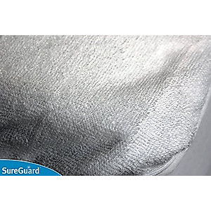 SureGuard Crib Size Mattress Protector - 100% Waterproof, Hypoallergenic - Premium Fitted Cotton Terry Cover