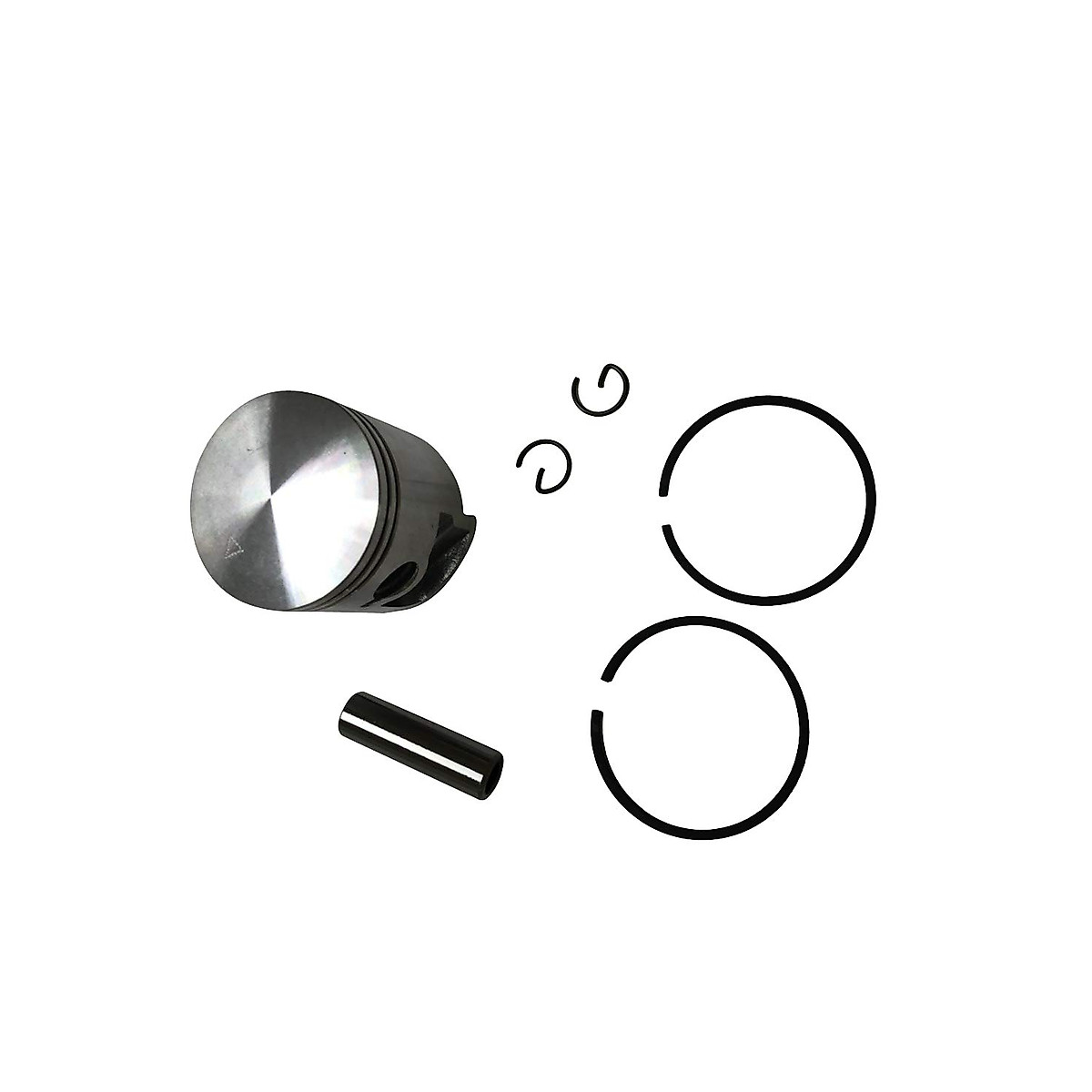 ENGINERUN 44MM Piston Piston Ring Kit Compatible with Husqvarna 150BF 150BT 350 BT Backpack Leaf Blower Parts Rep OEM 502849601