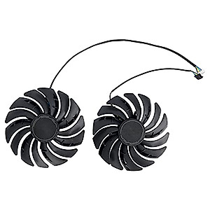 inRobert 95mm PLD10010S12HH RTX3060 RTX3070 GPU Fan for MSI RTX 3070 3060 Ti Ventus 2X Graphics Card Cooling Fan (Fan-B)