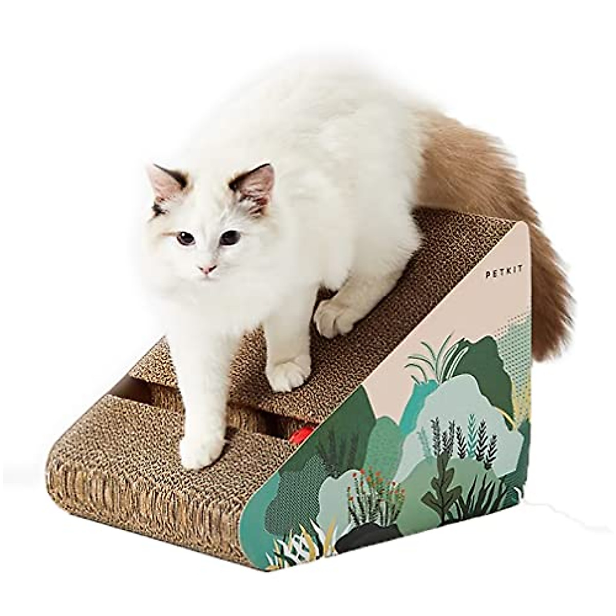 PETKIT Cardboard Cat Scratcher Scratching Pad, Stairs, Step Stool for Pura X
