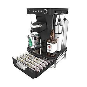 BLACK+DECKER bev by BLACK+DECKER Cocktail Maker Storage Drawer for Bartesian Capsules, Holds up to 36 Bartesian Pods, Sturdy and Stackable Pod Holder (BECS132)