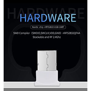 WitMotion BLE 5.0 Wireless Bluetooth USB Adapter, CP2102 Driver【 30meters Range, Anti-Dust, Small-in-Size, Plug and Play】 Bluetooth Dongle for WitMotion BLE 5.0 Sensor (WT901BLECL/ WT901BLE)