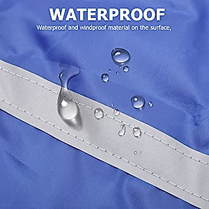 Generic Calf Blanket Thickened Livestock Warm Clothes - Soft Flannelette Calf Vest Winter Coat for Farm Cows Horses - Random Style