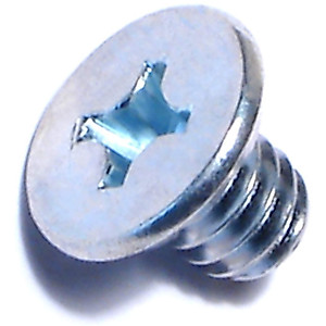Hard-to-Find Fastener 014973288983 Phillips Flat Machine Screws, 1/4-20 x 3/8, Piece-100, zinc