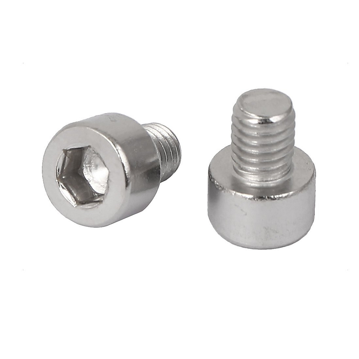 uxcell® M5x6mm 316 Stainless Steel Metric Hex Socket Head Cap Screws Fasteners 25 Pcs
