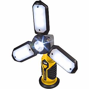 STANLEY SAT3S Rechargeable 600 Lumen Lithium Ion LED Work Light with USB Power Charger