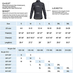 Wulibike Cycling Jackets for Men, Reflective Running Jacket Men Winter Cycling Clothing