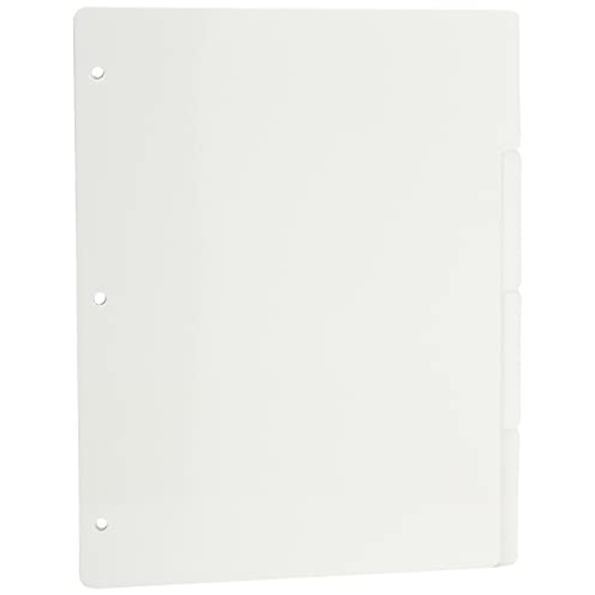 Tabbed Rubber Stamp Storage Panels 4/Pkg 8.5"X11"-