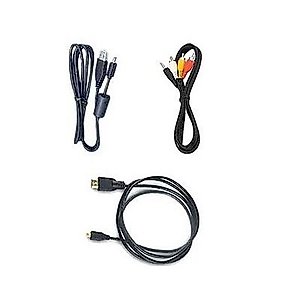 PhotoHighQuality USB + AV +HDMI Cable Compatible for Canon HFG20, Canon HFG25, Canon HFG30, Canon HFM30, Canon HFM31, Canon HFM32, Canon HFM300, Canon HFM301