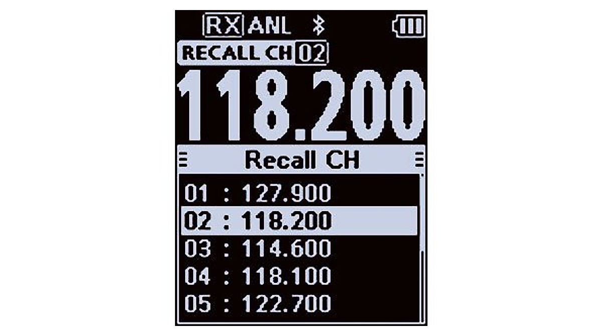 ICOM A25C Handheld Airband Radio | IP57 Waterproof & 6W