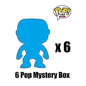 POP Funko Mystery 6 Pack w/ 1 Random Limited Edition Chase - Stylized Vinyl Figure Set New