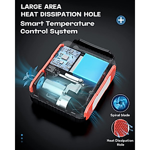 Car Jump Starter with Air Compressor, 150PSI 7000A Peak 24000mah (Up to All Gas or 8.0L Diesel Engine, 50 Times) Portable Jump Starter 12V Auto Battery Jump Pack QC 3.0 with 160W DC Out