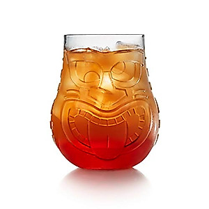 Libbey Tiki Split Tumbler Glasses, 15.75-ounce, Set of 4