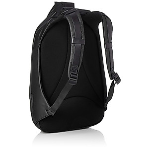 Cote & Ciel Men's Isar Coated Canvas Medium Backpack, Black, One Size