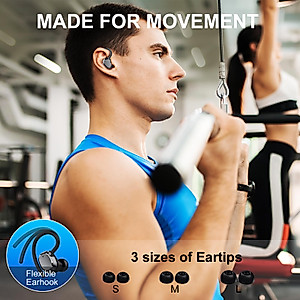 Wireless Earbuds Bluetooth Headphones 120hrs Playtime HiFi Stereo Wireless Headphones with HD Mic Deep Bass Wireless Earphones with Dual LED Display USB-C IP7 Waterproof Earbuds for Running Sports