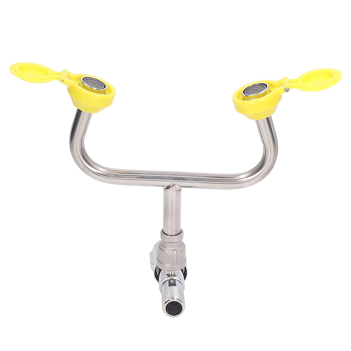 Eye Wash Kit, Continuous Faucet Mounted Eyewash Station with Cover, First AID Emergency Eye Flush Shower for Sink Attachment, Lab, Factory, Industry Site, Office and Home