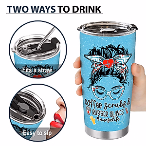 Nurse Gifts for Women, Gifts for Nurses Women - Nurse Accessories For Work - Nurse Gifts for Christmas, Birthday, Nurses Week, Appreciation Week, Graduation - Nurse Present, Nurse Tumbler 20 Oz