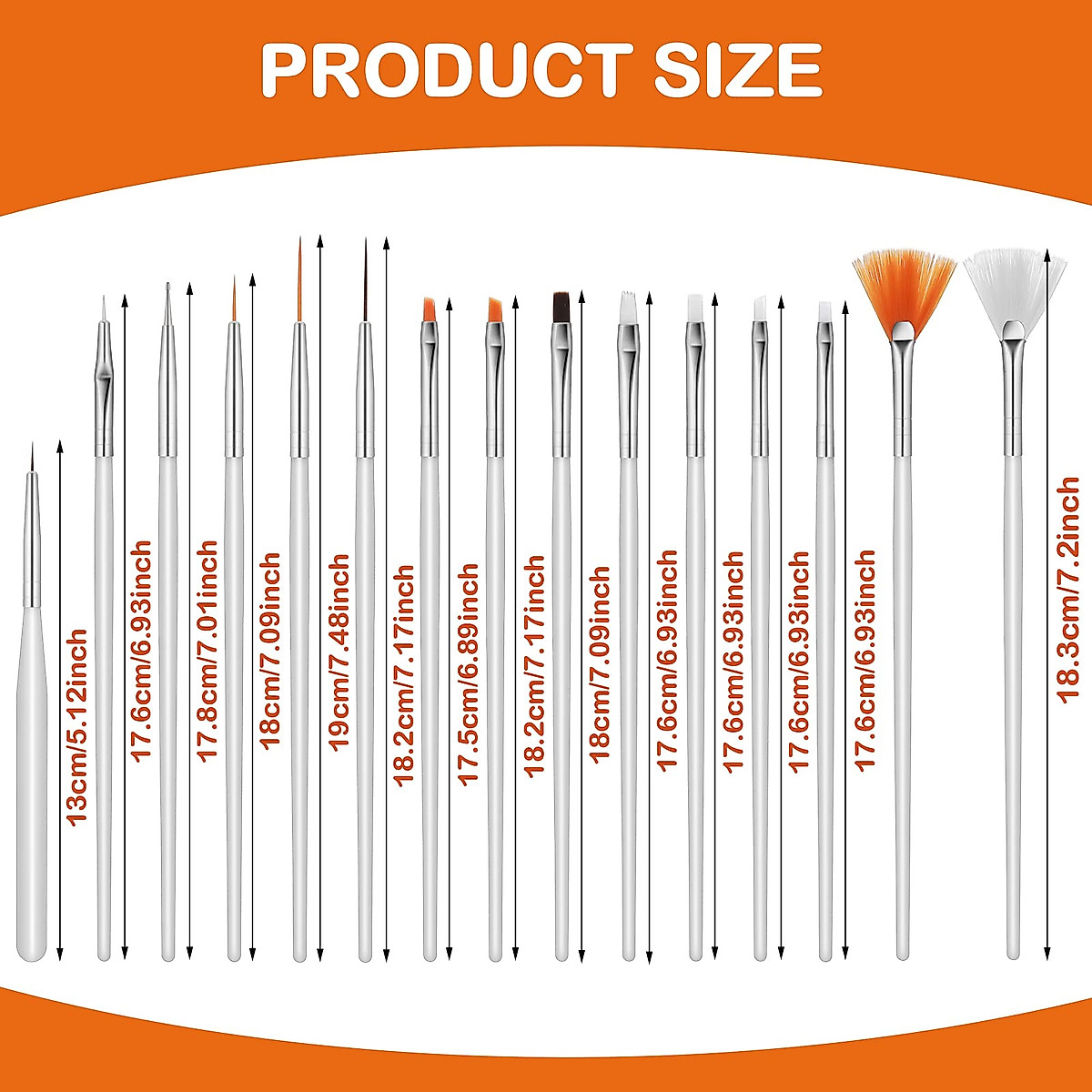 30 Pieces Cake Decorating Brushes Cake Painting Brushes Food Paint Brush Sugar DIY Tools Set Cookie Brushes Set for Cookie Cake Fondant Decoration Supplies