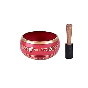 SINGING BOWL (RED, 5.5 IN)